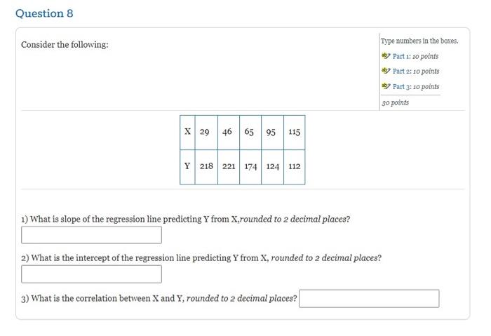 Solved Consider the following: Type numbers in the box ab) | Chegg.com