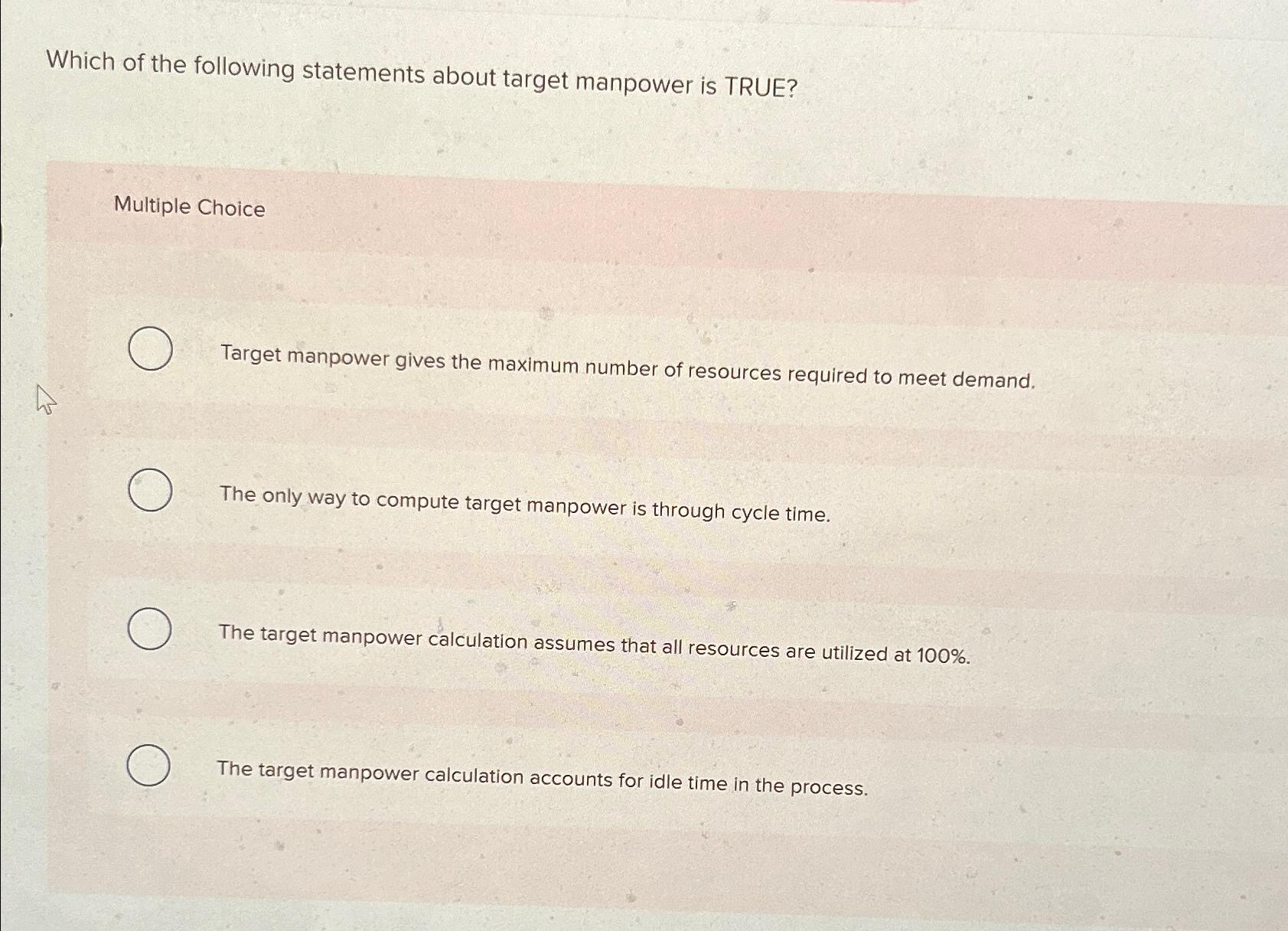 Solved Which of the following statements about target | Chegg.com