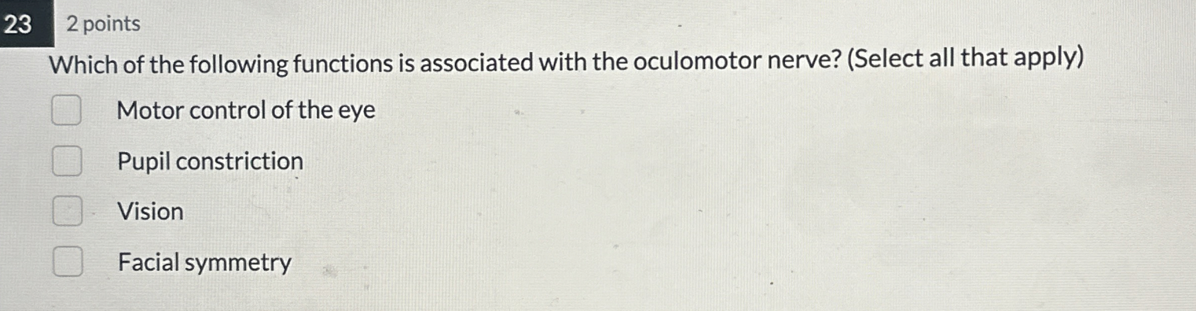 Solved 232 ﻿pointsWhich of the following functions is | Chegg.com
