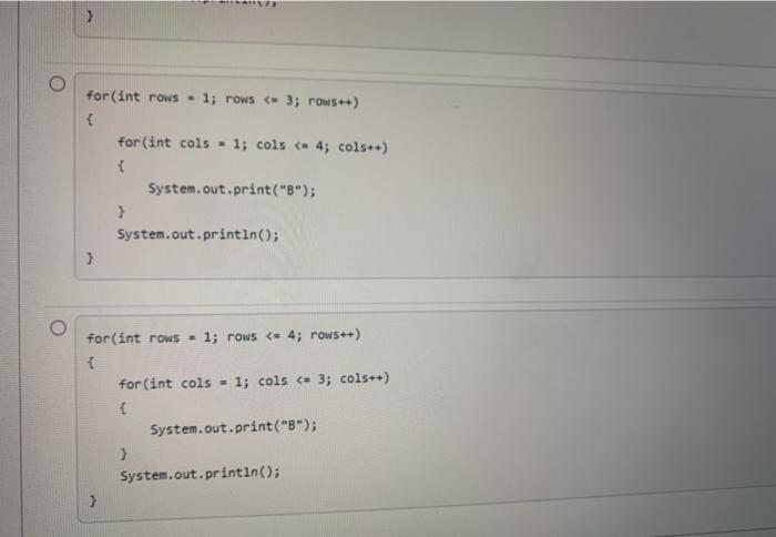 Solved Which of the following code snippets will display the | Chegg.com