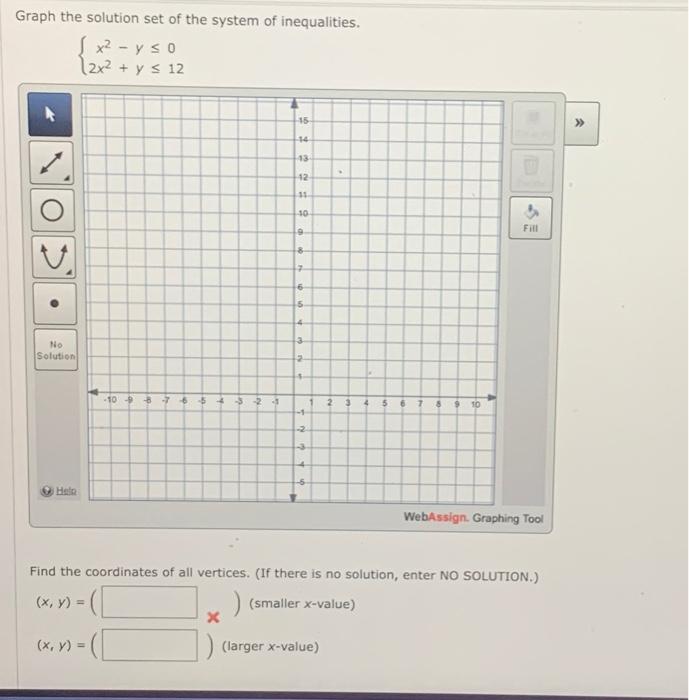 Graph the solution set of the system of inequalities. | Chegg.com