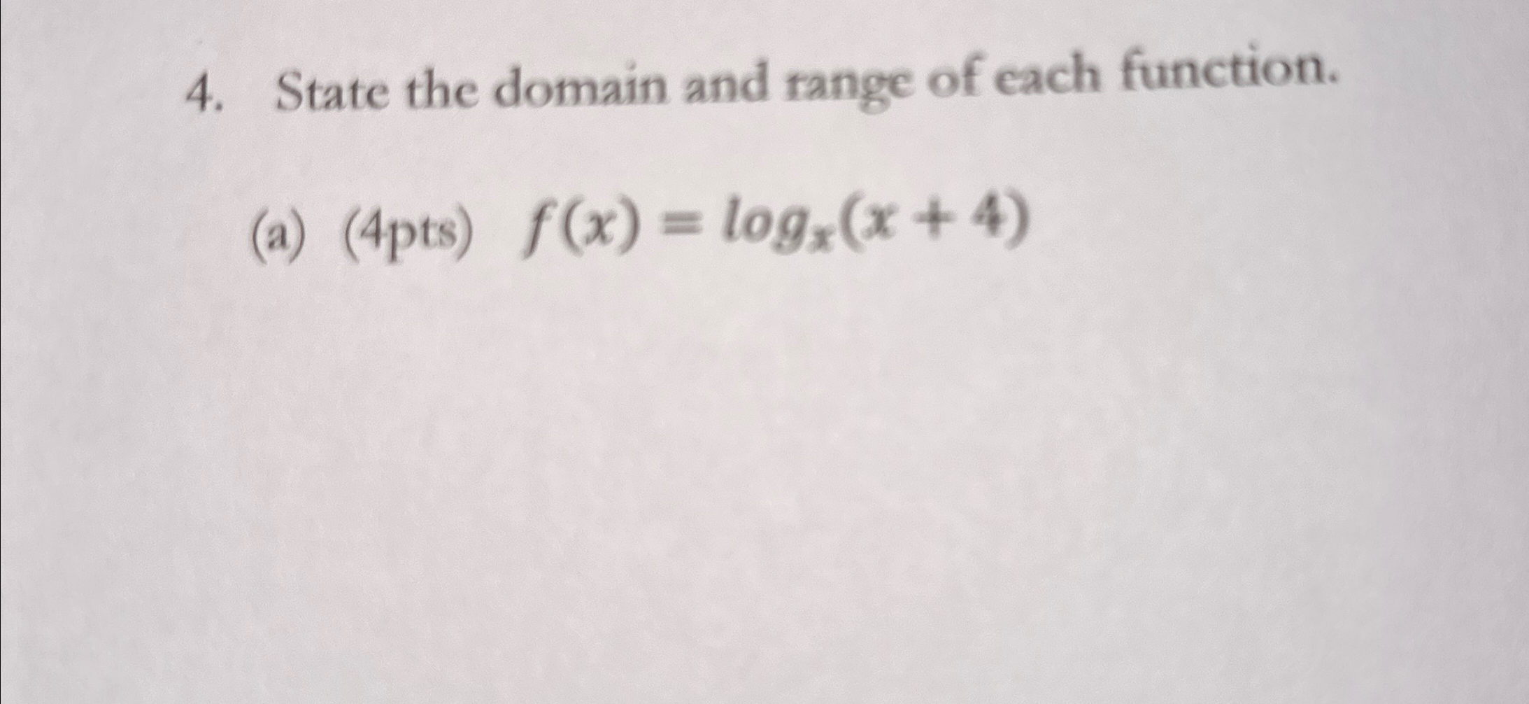 Solved State the domain and range of each | Chegg.com