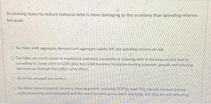 Solved Automatic stabilizers cause spending to decrease | Chegg.com