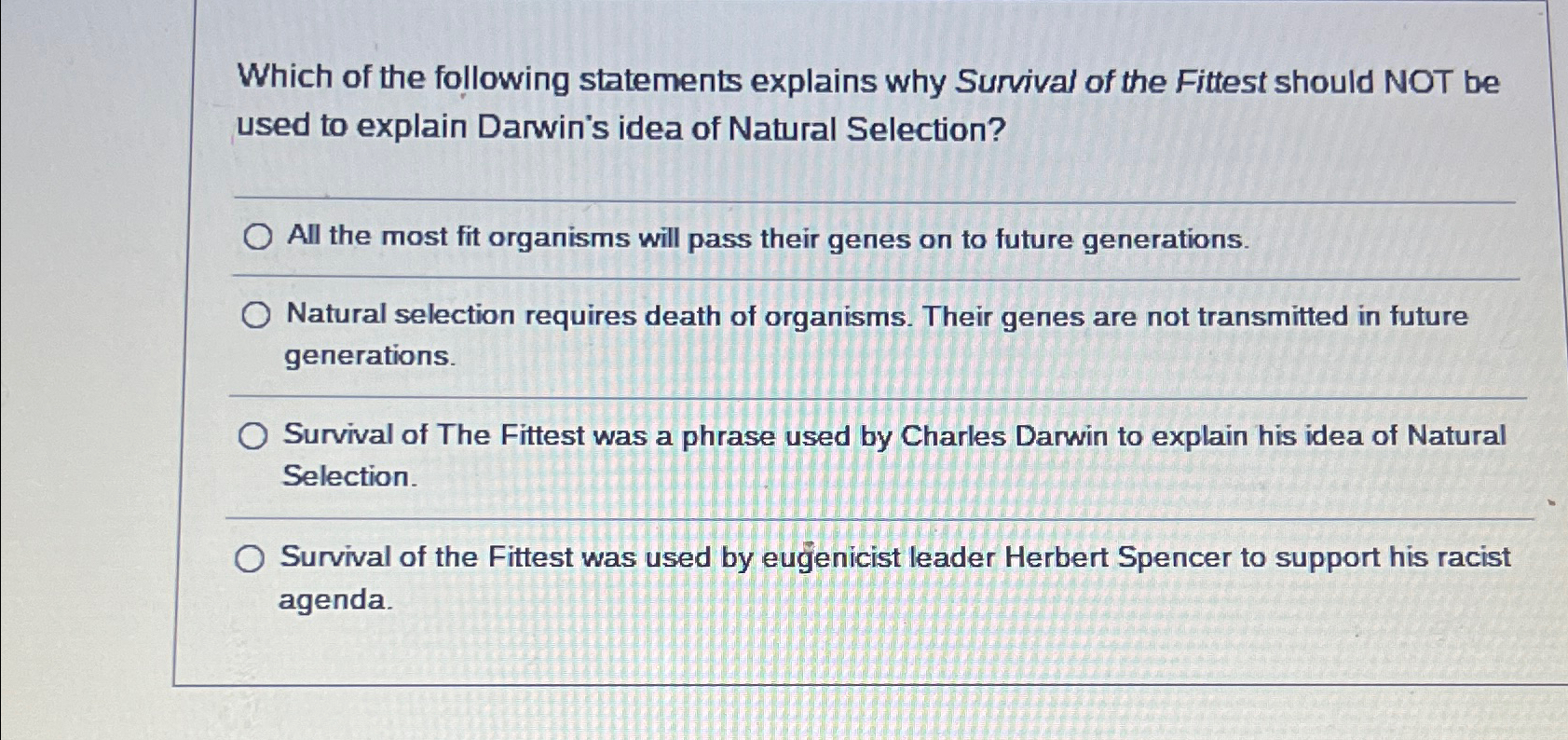Solved Which of the following statements explains why | Chegg.com