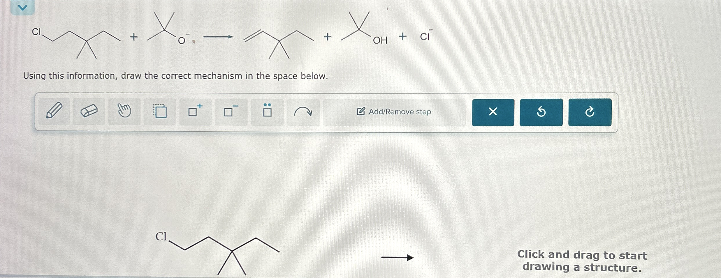 Solved Using this information, draw the correct mechanism in | Chegg.com