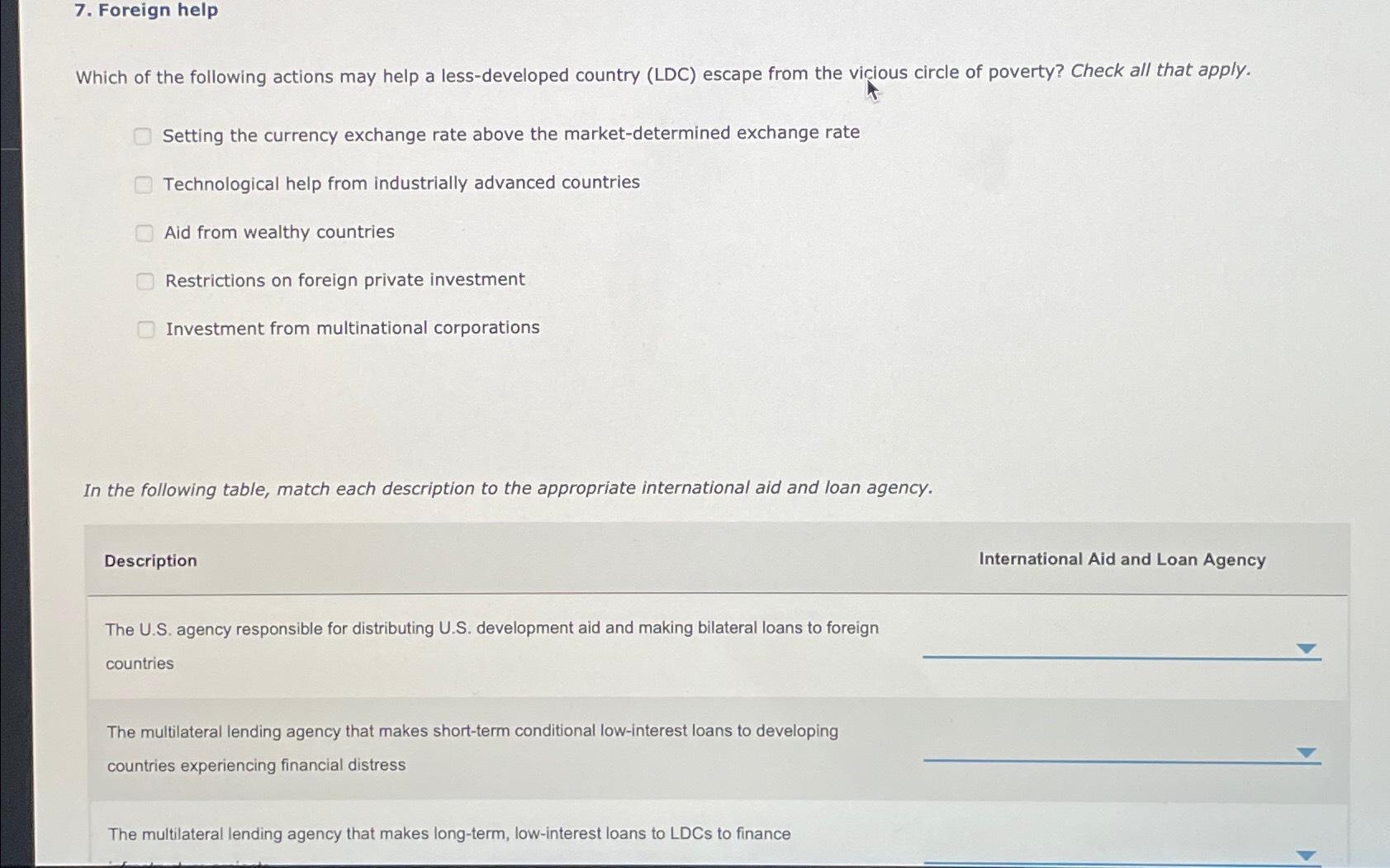 Solved Foreign helpWhich of the following actions may help a | Chegg.com