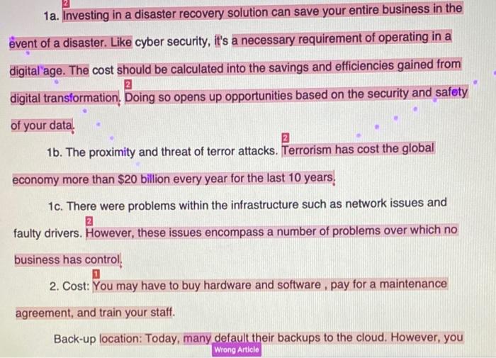 Solved please use originality nothing word for word from | Chegg.com