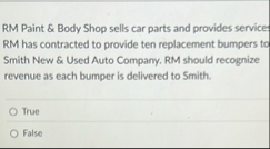 Solved RM Paint RM RM Paint RM Paint RM Paint & Body Shop | Chegg.com