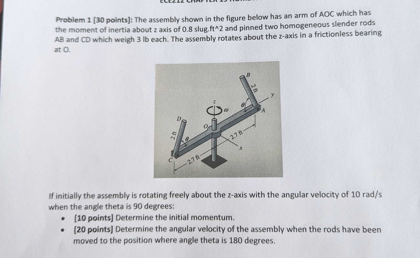 Solved Problem 1 [ 30 ﻿points]: The assembly shown in the | Chegg.com