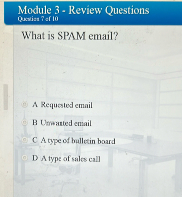 Solved Module 3 - ﻿Review QuestionsQuestion 7 ﻿of 10What is | Chegg.com