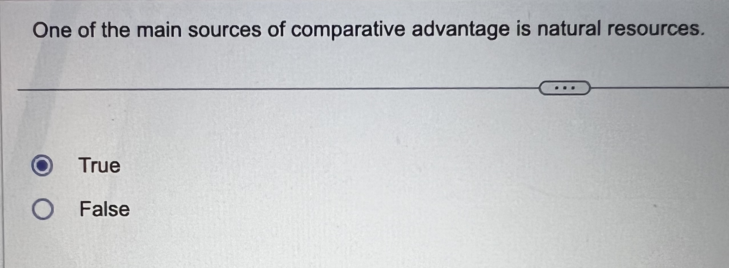 Solved One of the main sources of comparative advantage is | Chegg.com