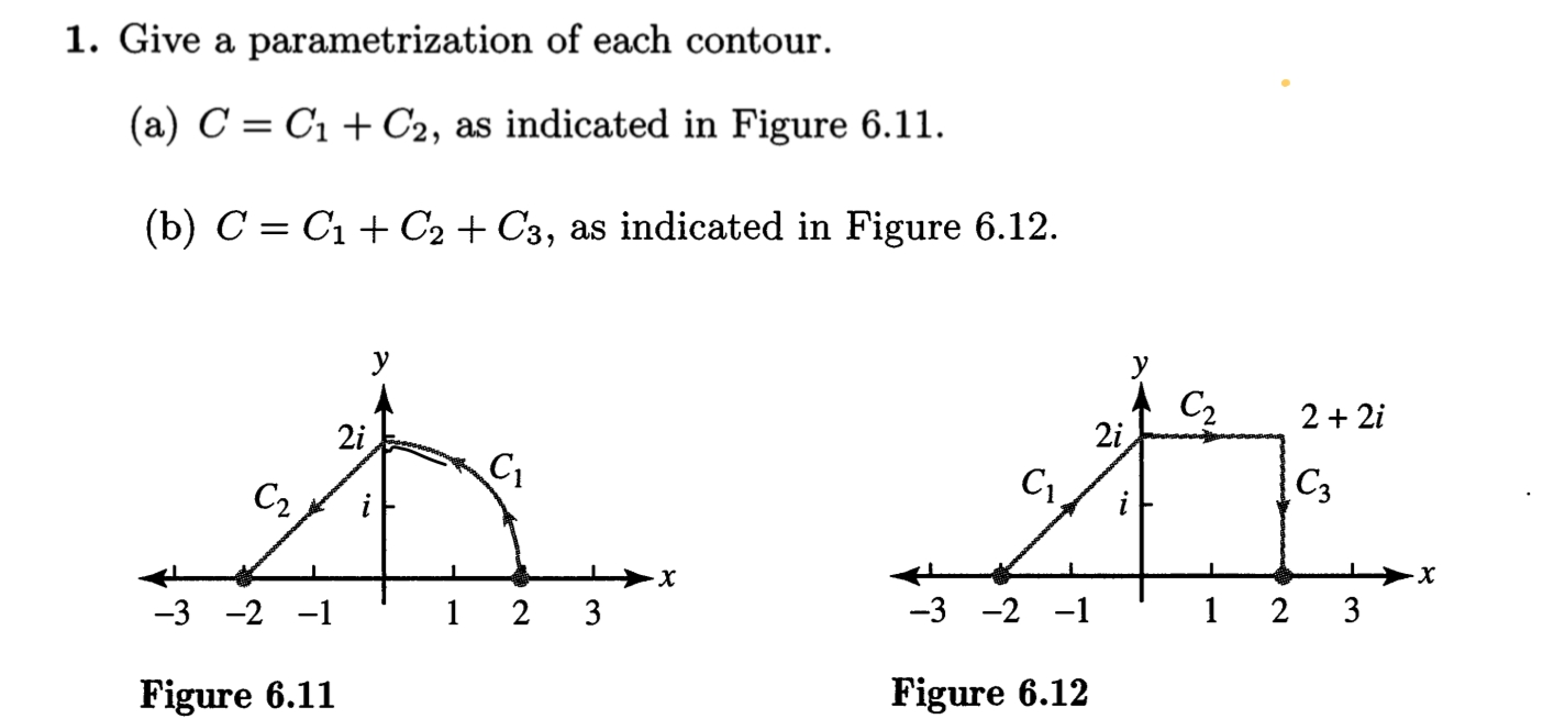 Solved Give a parametrization of ﻿each | Chegg.com
