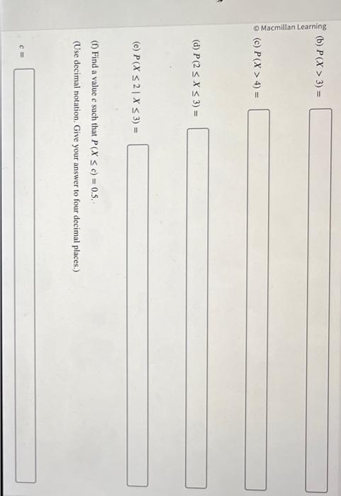 Solved Suppose X is a continuous random variable with | Chegg.com