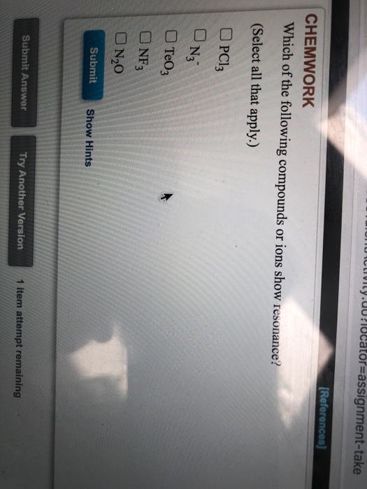 Solved UND Uliviy.UU?locator=assignment-take [References) | Chegg.com