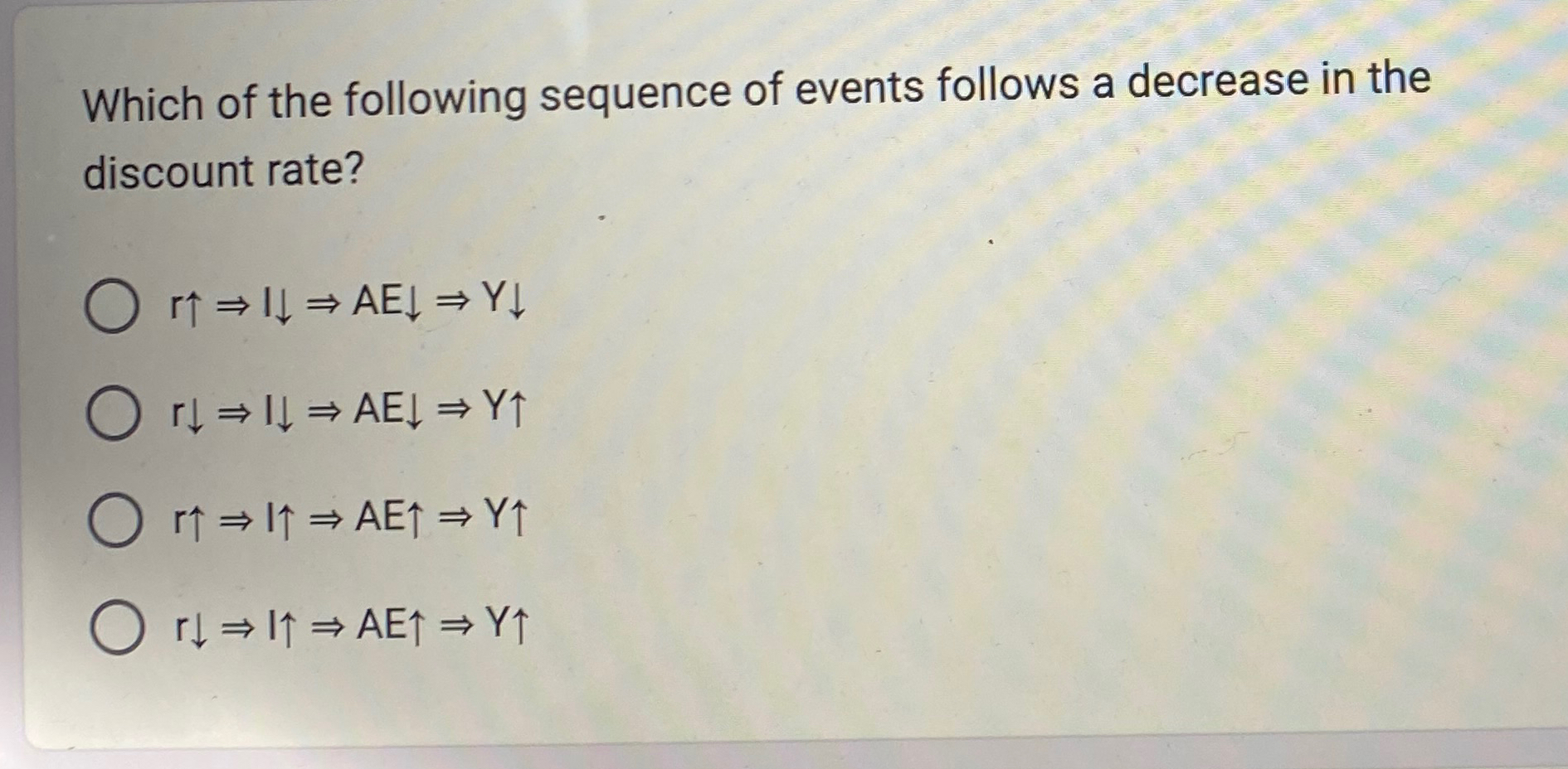 Solved Which of the following sequence of events follows a | Chegg.com