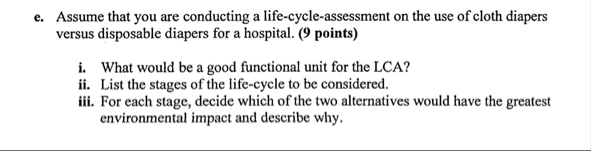 Solved e. ﻿Assume that you are conducting a | Chegg.com