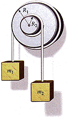 Solved Two objects are attached to ropes that are attached | Chegg.com