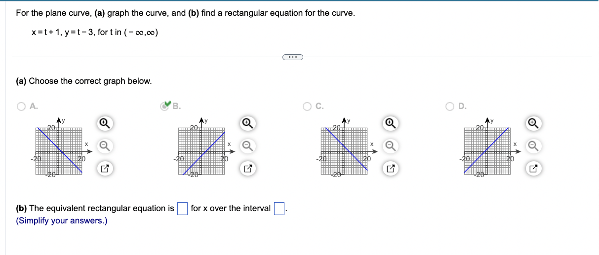 Solved For the plane curve, (a) graph the curve, and (b) | Chegg.com Solved For the plane curve, (a) graph the curve, and (b) | Chegg.com