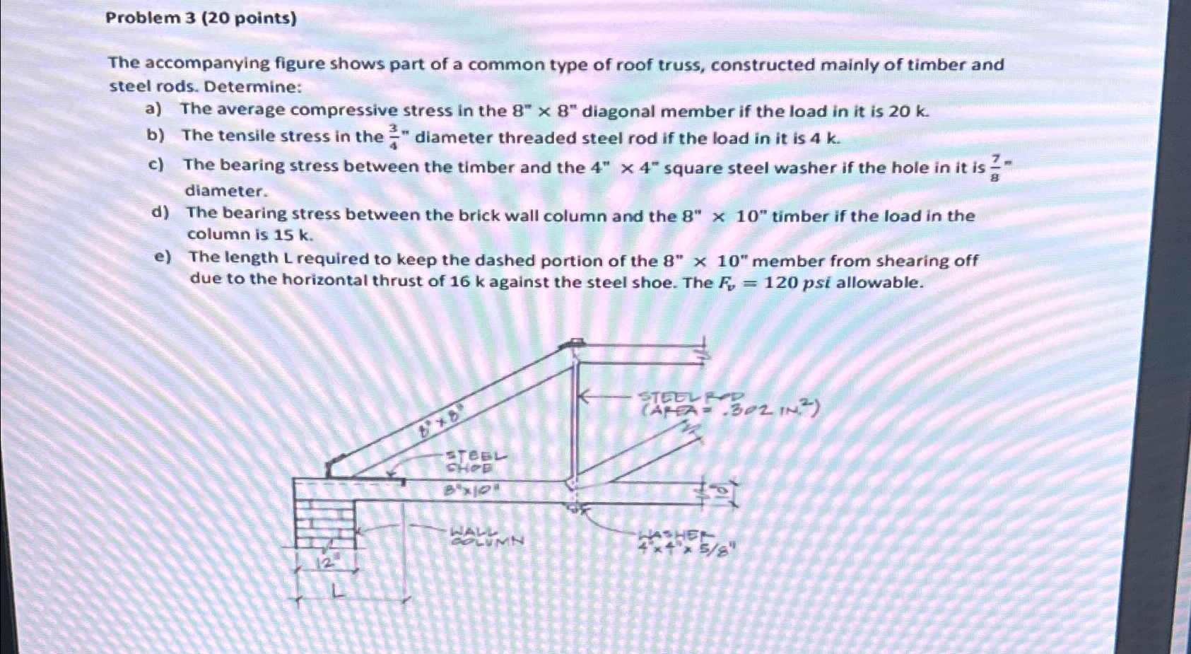 Solved Problem 3 (20 ﻿points)The accompanying figure shows | Chegg.com