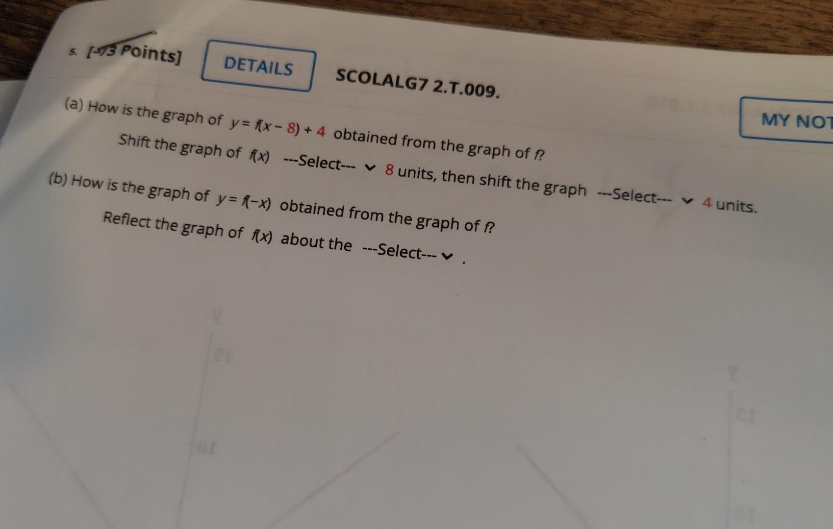 Solved 5. [-13 Points] DETAILS SCOLALG7 2.T.009. (a) How is | Chegg.com