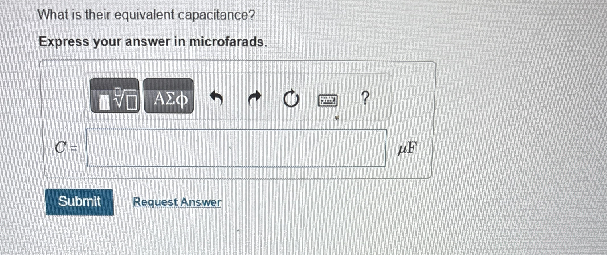 Solved What is their equivalent capacitance?Express your | Chegg.com