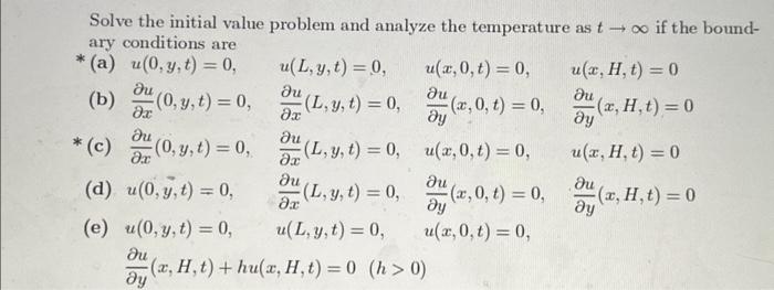 Solved 1. Consider the heat equation in a two-dimensional | Chegg.com