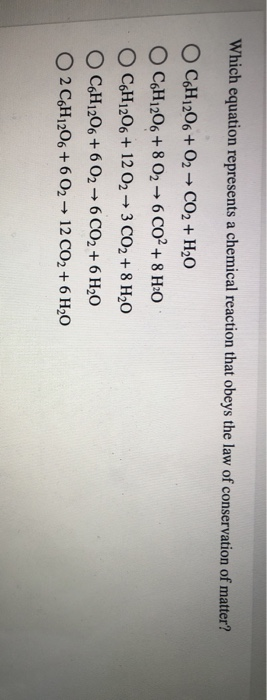 Solved Which equation represents a chemical reaction that | Chegg.com