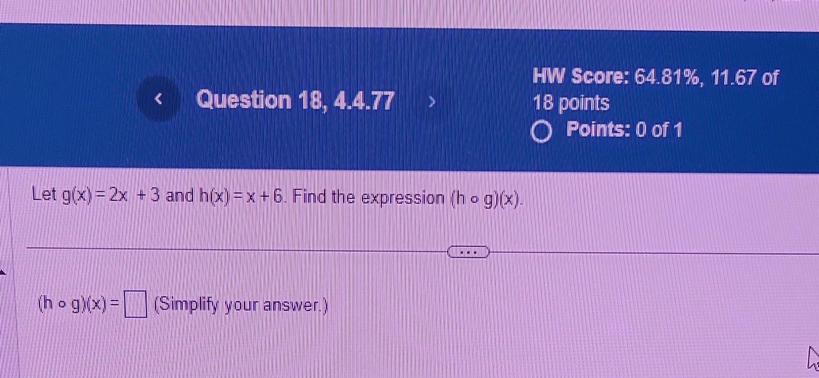 solved-let-g-x-2x-3-and-h-x-x-6-find-the-expression-h-o-chegg