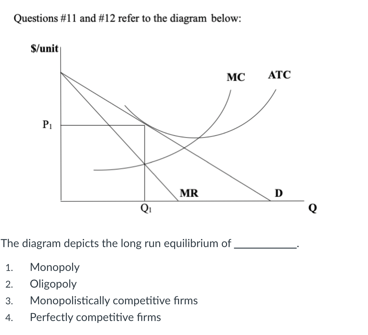 Solved Questions #11 ﻿and #12 ﻿refer to the diagram | Chegg.com