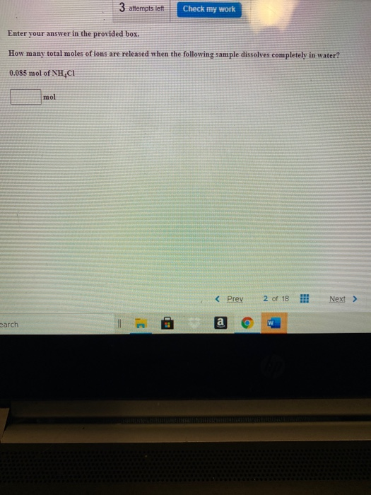 Solved 3 attempts left Check my work Enter your answer in | Chegg.com