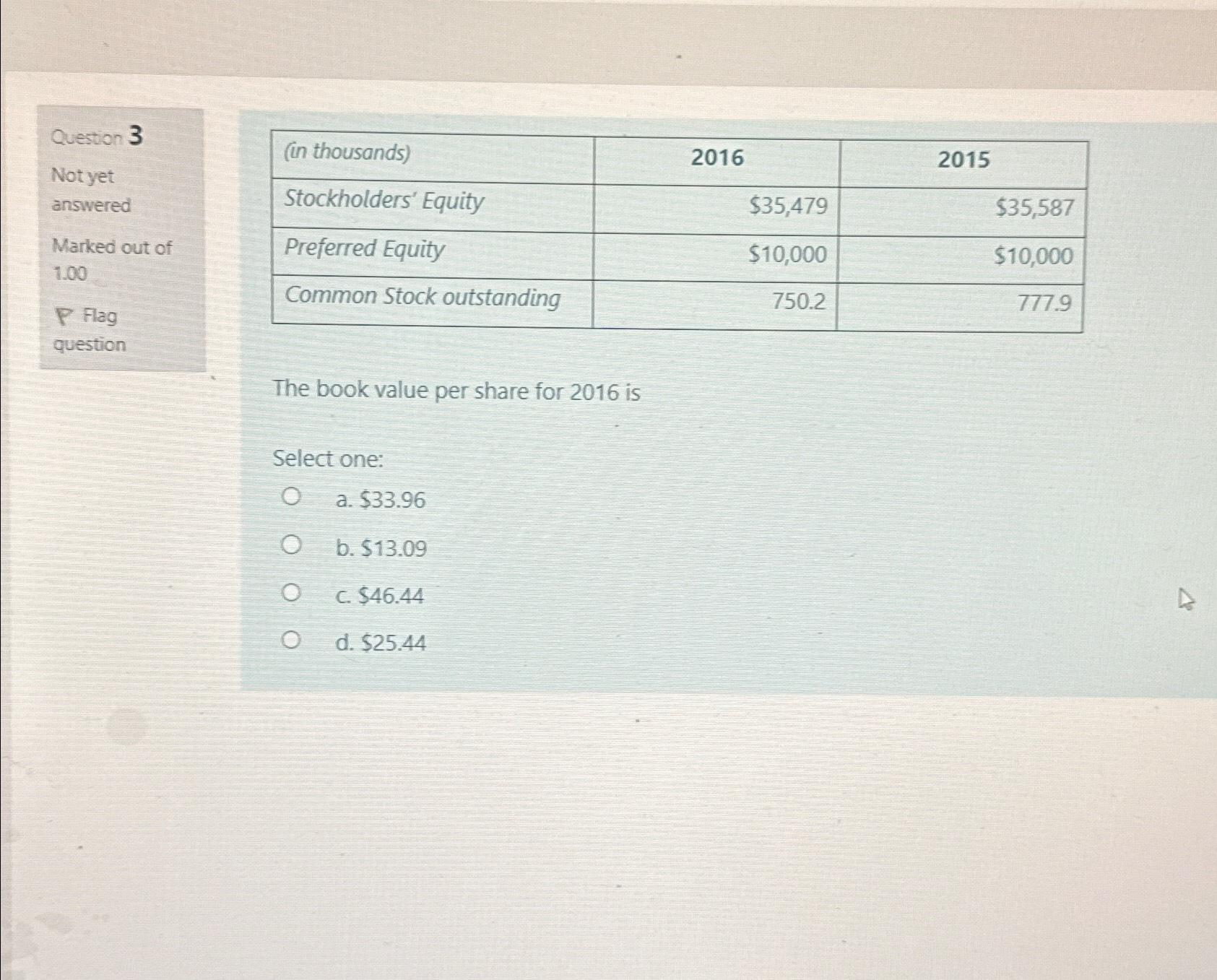 Solved Question 3Not yet answered Marked out of 1.00Flag | Chegg.com