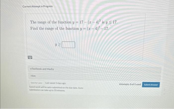 Solved Current Attempt in Progress Assume the entire graph | Chegg.com