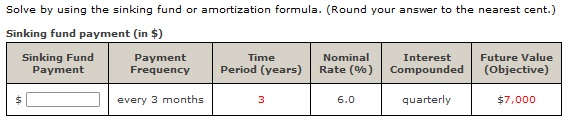 Solved Solve by using the sinking fund or amortization | Chegg.com