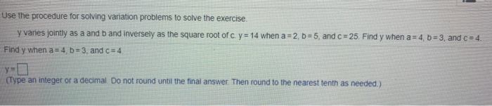 Solved Use the procedure for solving variation provlems to | Chegg.com
