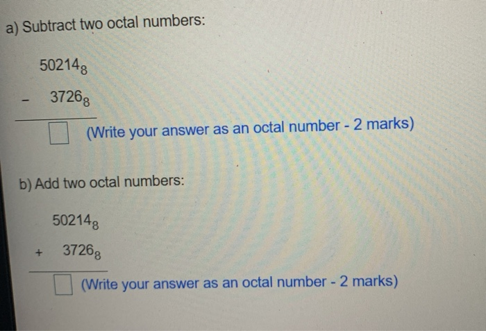 Solved a) Subtract two hexadecimal numbers: D20D 16 232A16 | Chegg.com
