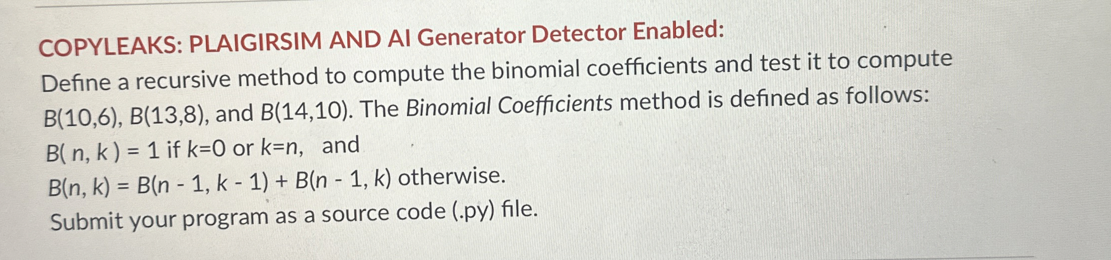 Solved COPYLEAKS: PLAIGIRSIM AND AI Generator Detector | Chegg.com