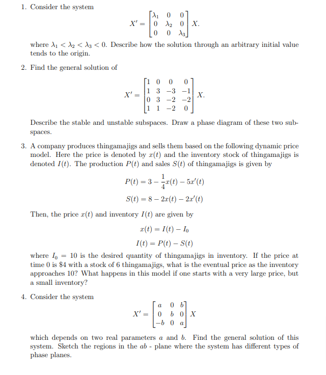 Solved SOLVE QUESTION 2 ﻿PLEASE (show and explain all steps) | Chegg.com