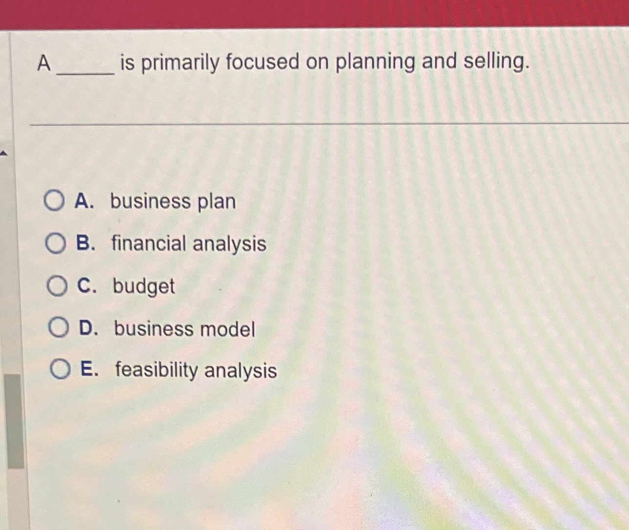 Solved Ais primarily focused on planning and selling.A. | Chegg.com