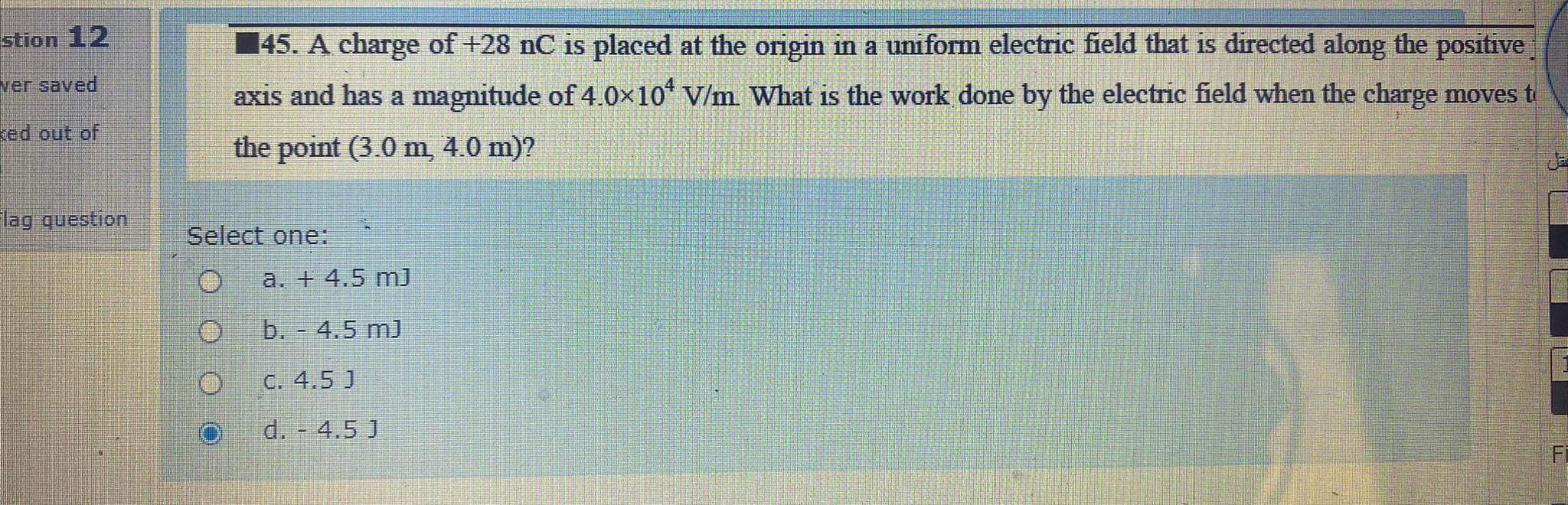 Solved A charge of +28nC ﻿is placed at the origin in a | Chegg.com