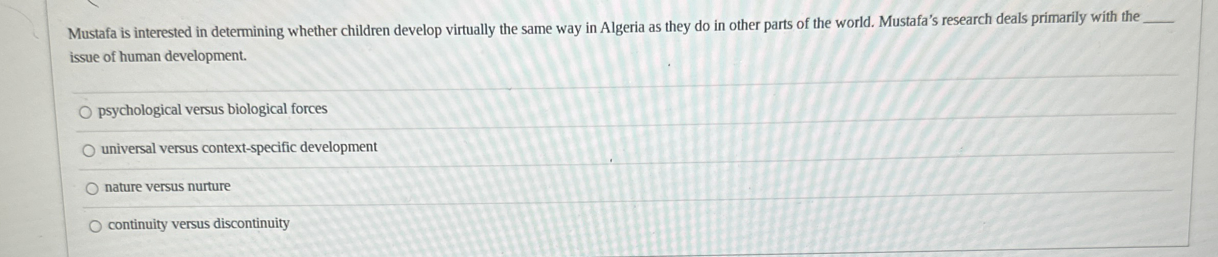 Solved Mustafa is interested in determining whether children | Chegg.com