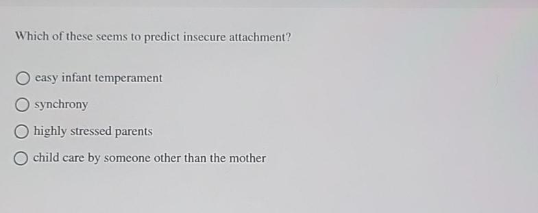 Solved Which of these seems to predict insecure | Chegg.com