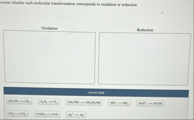Solved ermine whether each molecular transformation | Chegg.com