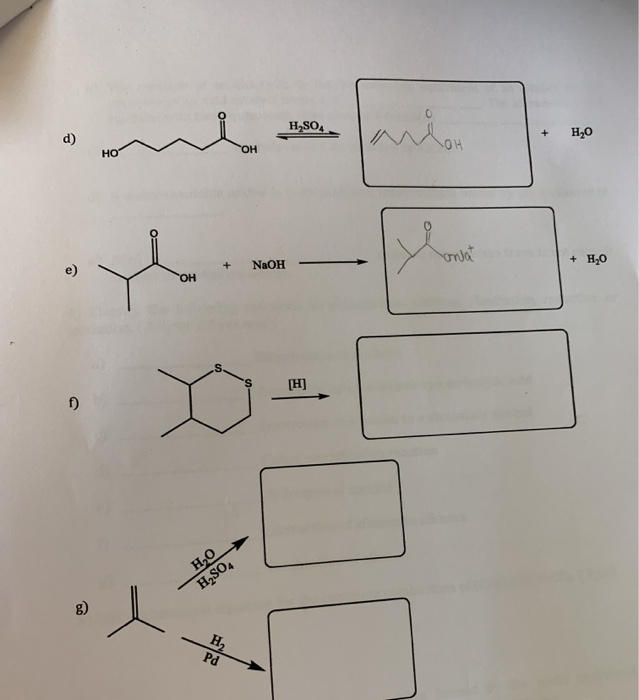 Solved H2SO4 + H2O + H2O + NaOH H2SO4 Pd | Chegg.com