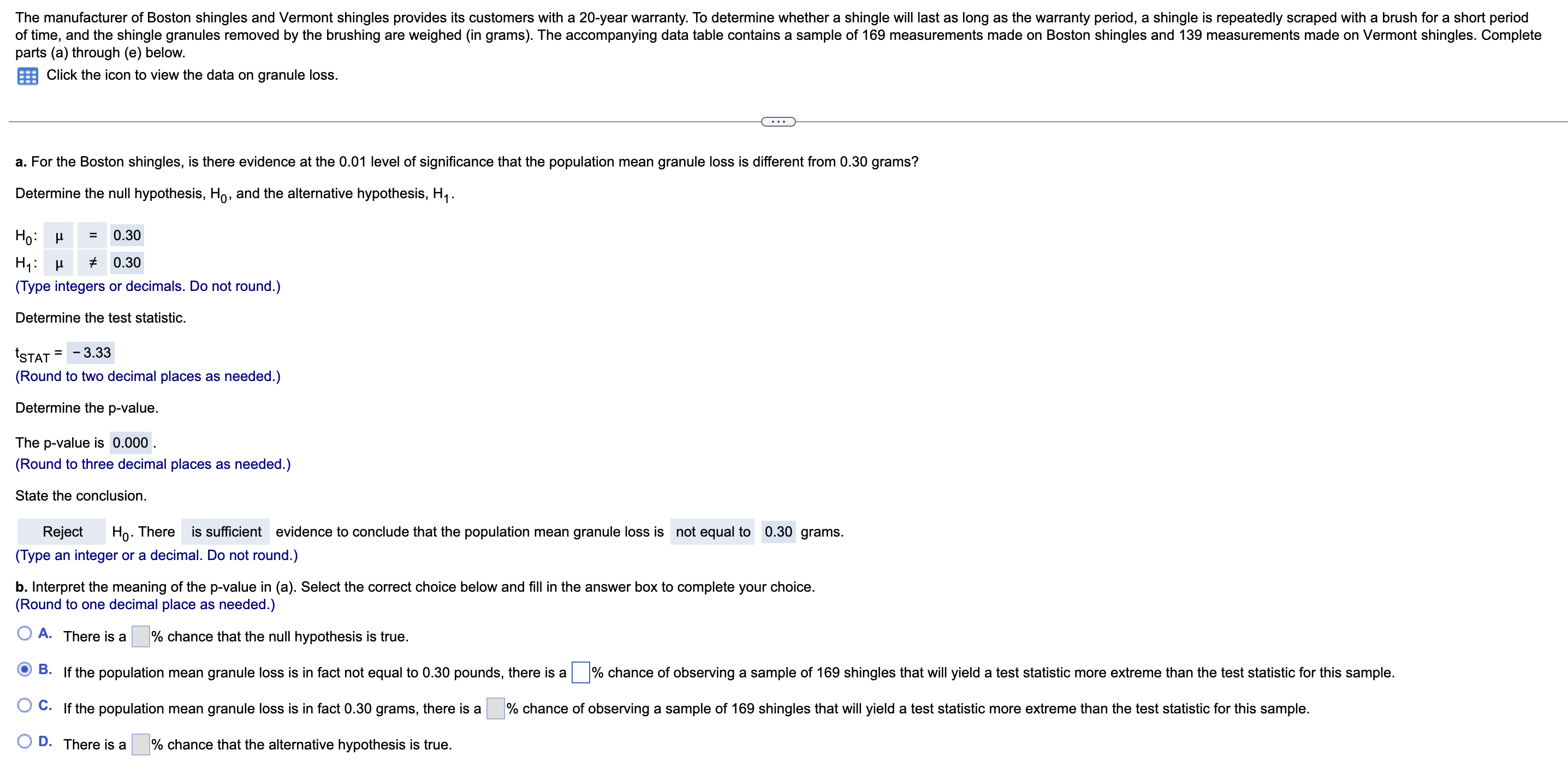 Solved What should I answer for part b? | Chegg.com