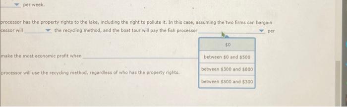 Solved Suppose that the fish processor could use s different | Chegg.com Solved Suppose that the fish processor could use s different | Chegg.com