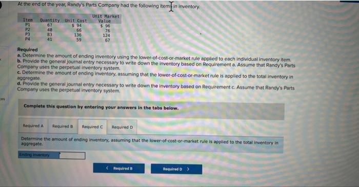 Solved Problem 5-21A (Algo) Inventory valuation based on the | Chegg.com