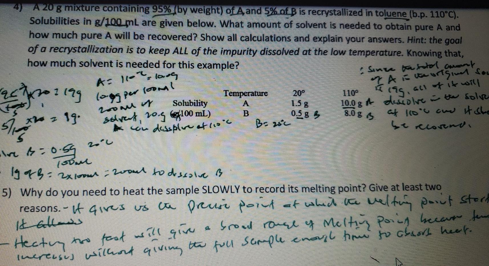 Solved RECRYSTALLIZATION-Part B Part B of the | Chegg.com