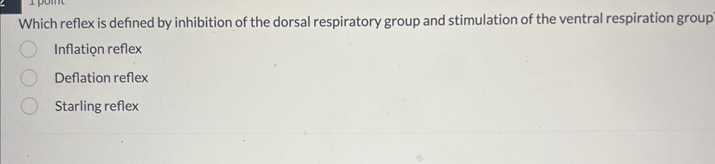 Solved Which reflex is defined by inhibition of the dorsal | Chegg.com
