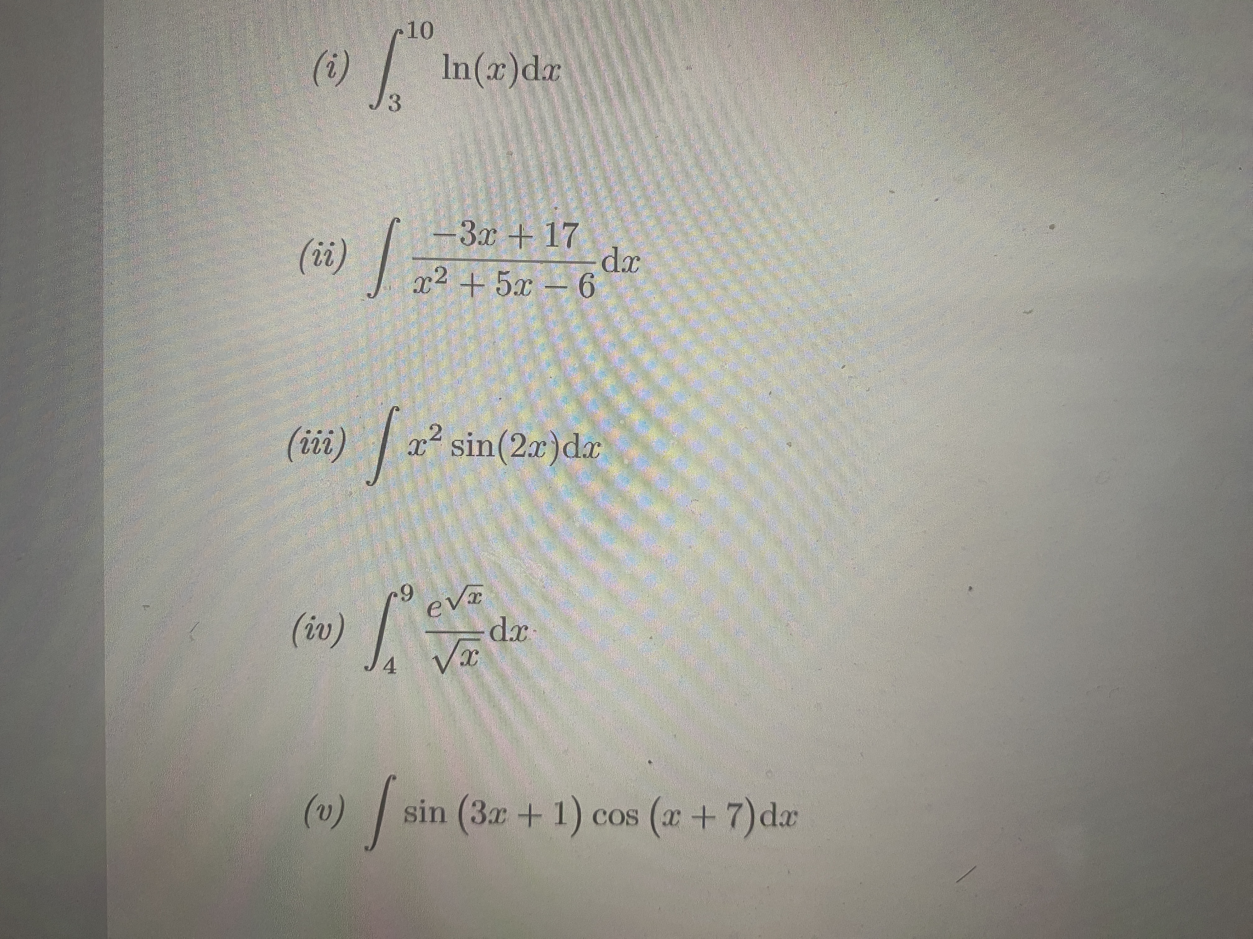 Solved Integrate (1) ﻿and (2) ﻿for upvote, please include | Chegg.com