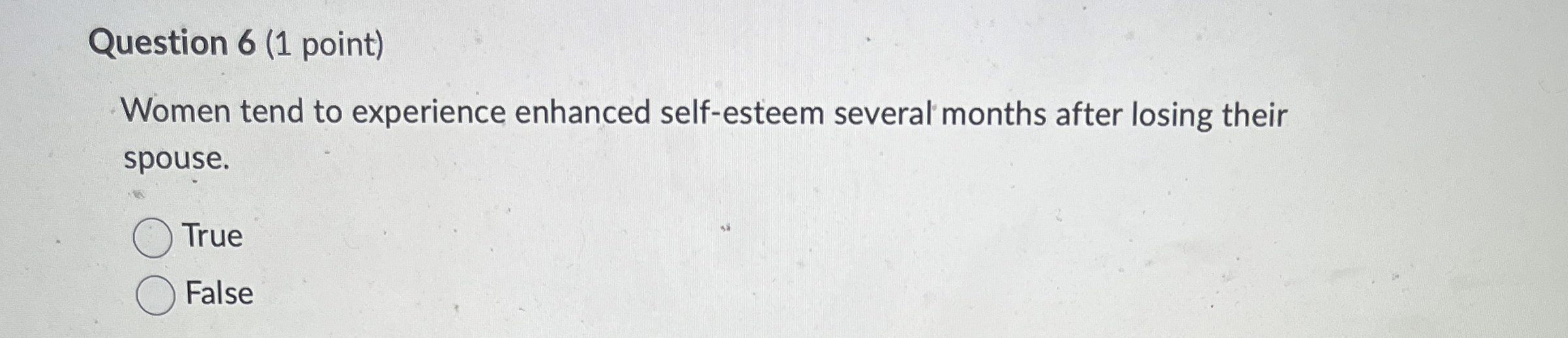 Solved Question 6 (1 point)Women tend to experience | Chegg.com Solved Question 6 (1 point)Women tend to experience | Chegg.com